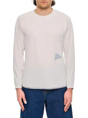 AND WANDER Long Sleeve T-shirt - White