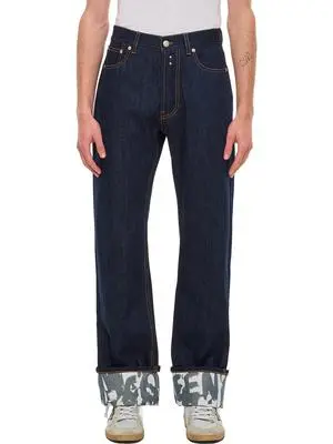 Alexander McQueen Denim With Cuff - Blue
