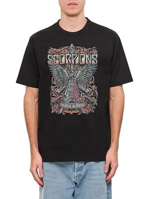 Junya Watanabe T-shirt Scorpions - Black