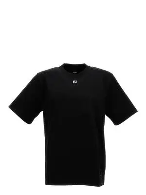 Fendi T-shirt M. J. Ff Metal - Black
