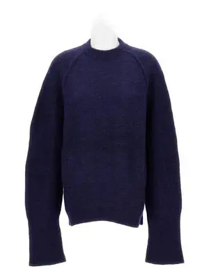 MAISON JEJIA Crewneck Sweater In Wool Blend - Blue
