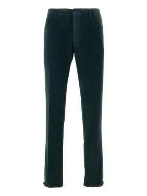 Incotex Corduroy Tailored Trousers - Green