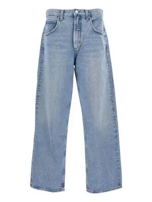AGOLDE Straight-leg Jeans - Sky Blue