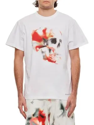 Alexander McQueen Skull T-shirt - White