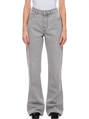 Bottega Veneta Flared Denim Jeans - Grey