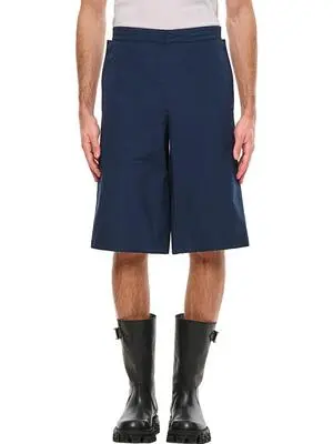 Bottega Veneta Cotton Bermuda Shorts - Blue