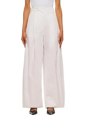 THELATEST Billie Popeline Pants - White