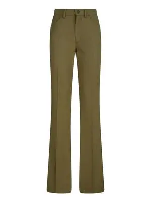 Attico Flared Trousers - Green