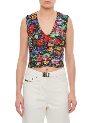 Collina Strada Maisie Jersey Top - Multicolor