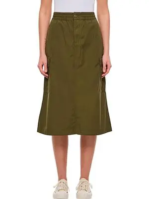 Carhartt Work In Progress Jet Cargo Flared Skirt - Green