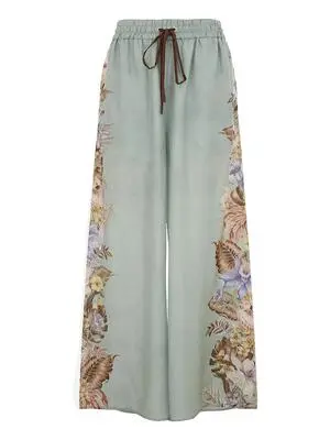 Zimmermann Wide-leg Trousers - Green