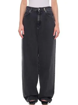 Alexander McQueen Straight-leg Denim Trousers - Black