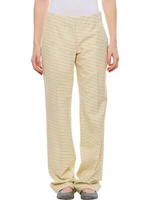 JW Anderson Straight Leg Trousers With Pockets - White