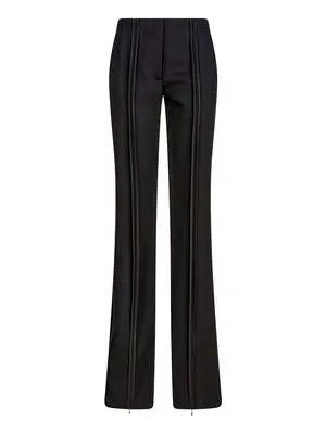 Attico Wool Trousers - Black