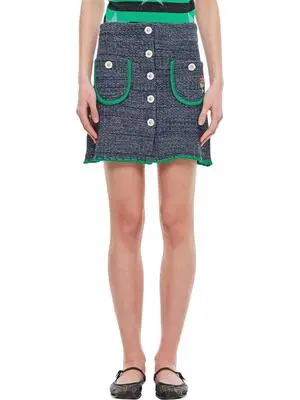 CORMIO Chiara Mini Skirt - Blue