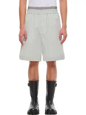 Bottega Veneta Cotton Shorts - Grey