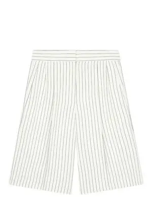 Loulou De Saison Linen Bermuda Shorts - White