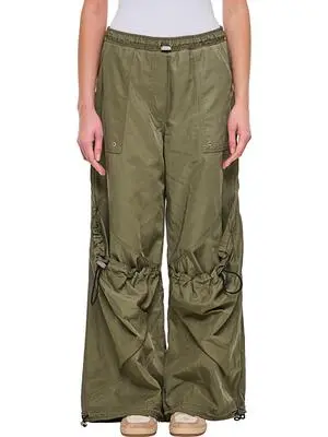 Attico Nylon Trousers - Green