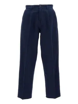 FAY Archive Pleated Trousers - Blue