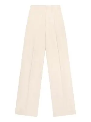 Loulou De Saison Straight Leg Trousers - White