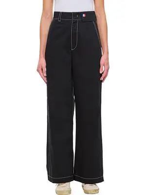 Moncler X Palm Angels Straight Leg Pants - Black