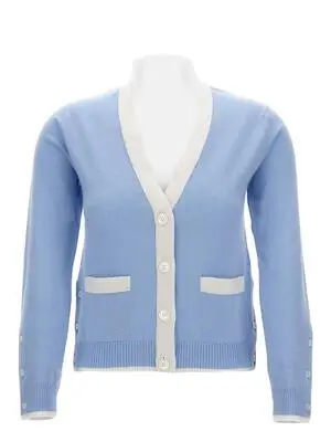 Thom Browne Knit Cardigan - Sky Blue