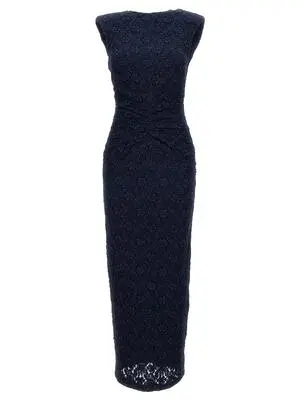 Remain Birger Christensen Midi Dress - Blue