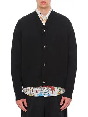 Jacquemus The Buttoned Cardigan - Black