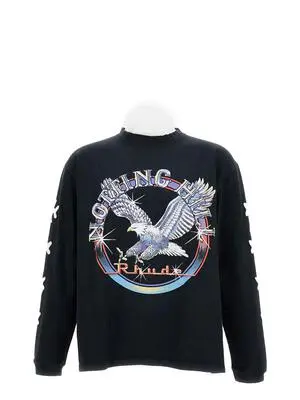 Rhude Printed Crewneck Sweatshirt - Black