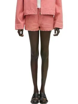 AMBUSH Raw-hem Shorts - Pink