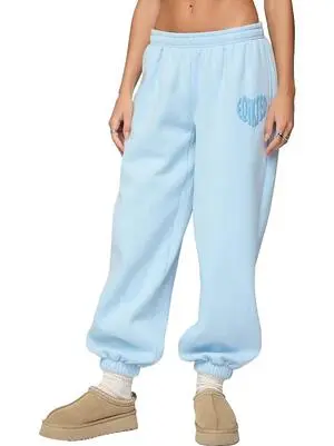 EDIKTED Major Love Sweatpants - Light-blue