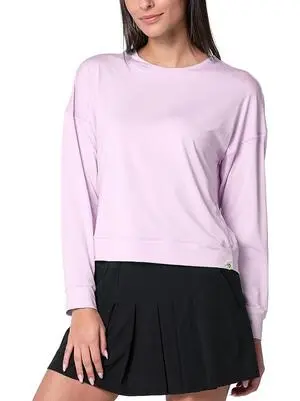 Lucky In Love Long Sleeve Top - Pink