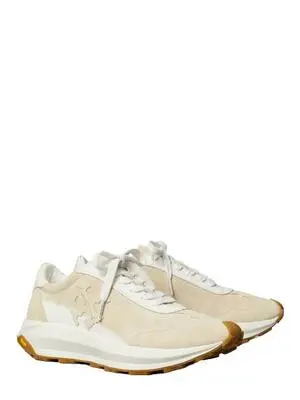 Tory Burch Suede Sneaker - Light Cream /bianco