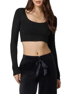 FLORENCE BY MILLS Tie Back Bow Pullover - Black