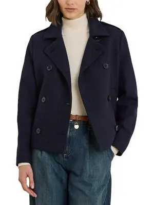 Ralph Lauren Double-breasted Wool-blend Twill Jacket - Regal Navy