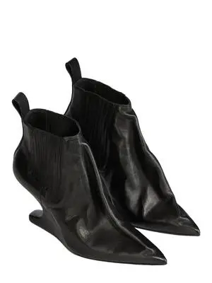 Rick Owens Ankle Taco Boots - Black