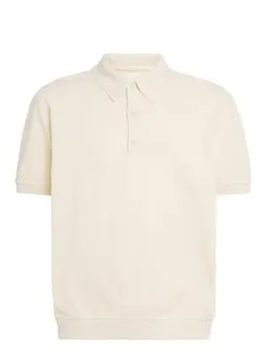 Citizens Of Humanity Cotton Banded Polo Shirt - Beige
