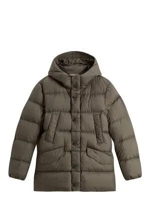 Woolrich Short Down Jacket - Green