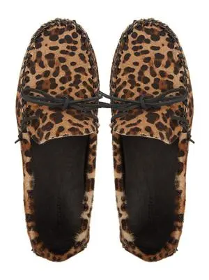 Isabel Marant Fitzo Print Loafers - Leopard