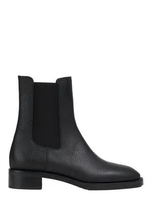 STUART WEITZMAN Lenora Pebbled-leather Chelsea Boots - Black