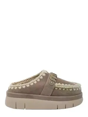 Mou 35mm Bounce Mules - Brown