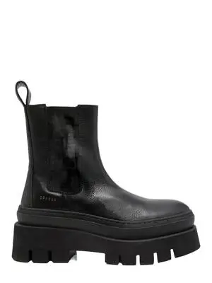 SUMMERY COPENHAGEN Pull-tab Chelsea Boots - Black