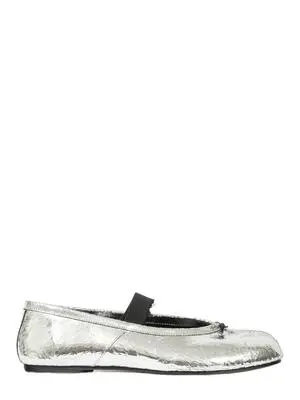 MAISON MARGIELA Ballerina Shoes Silver/black