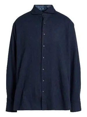 STENSTROMS Shirt Slate Size Cotton - Blue