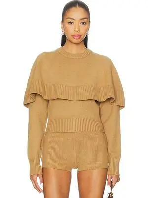 Ronny Kobo Evian Knit Top - Camel