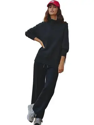 Varley Extra-wide-leg Pull-on Pants - Black