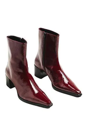 VAGABOND SHOEMAKERS Giselle Ankle Boots - Cherry