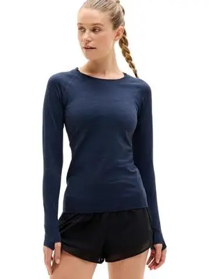 Athleta Momentum Seamless Top - Eclipse Space Dye