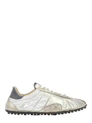MAISON MARGIELA Metallic Low-top Sneakers - Silver