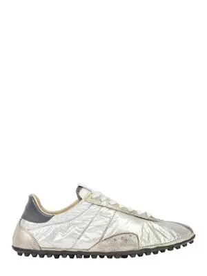MAISON MARGIELA Metallic Low-top Sneakers - Silver